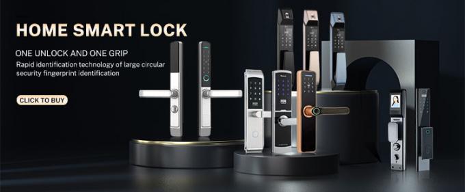 Family Fingerprint Passcode Lock , Tuya APP Wifi Smart Door Locks