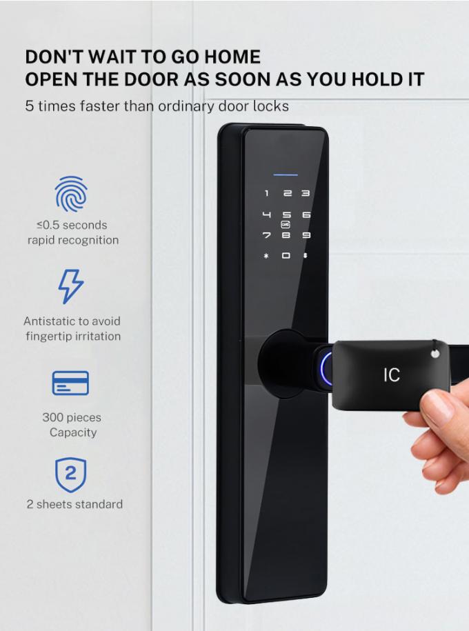 Office Face Recognition Door Lock Fingerprint Scanner Door Access System